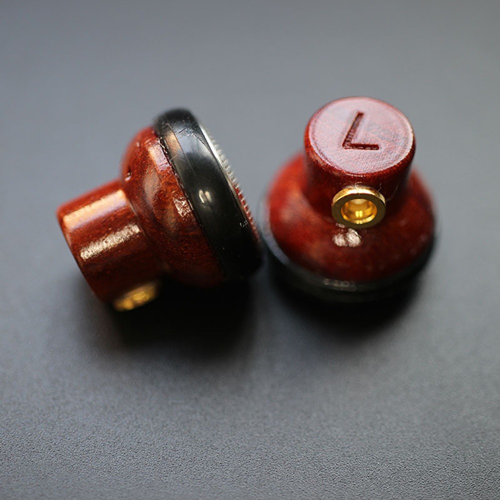 FENGRU ZERO Wooden Flat Head Earbuds 32ohm Titanium film Driver HIFI ...