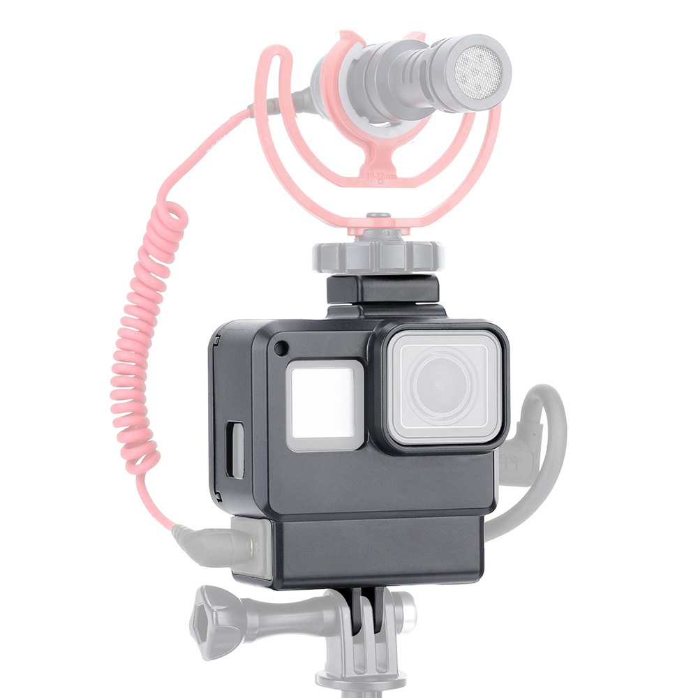 Vlog Case for GoPro Hero 7 6 5 Black, Action Camera Housing Shell ...