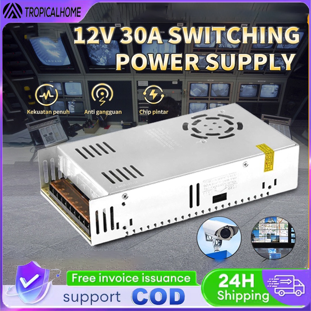 220V input DC 12V 30A output 360W Power Supply Switching Power Supply ...