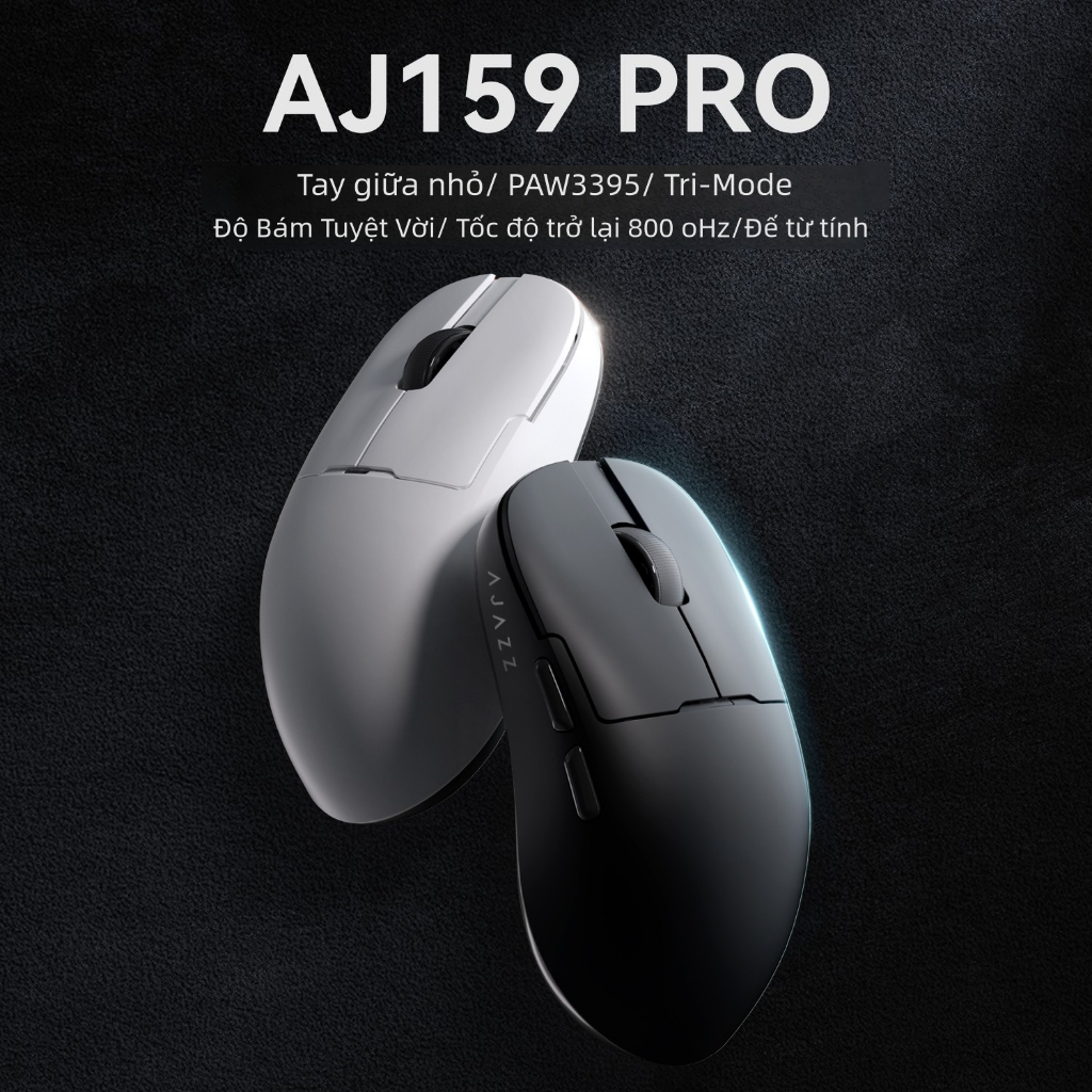 AJAZZ AJ159 Pro Paw3395 Sensor Wireless Mouse Three Mode 8k Gaming Mouse Rgb Magnetic Charging ...