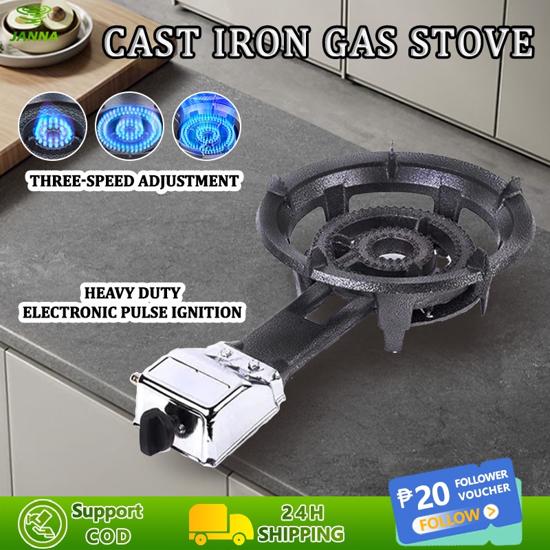 Heavy Duty Gas Stove Single Burner liquefied Low pressure Cast Iron Gas ...