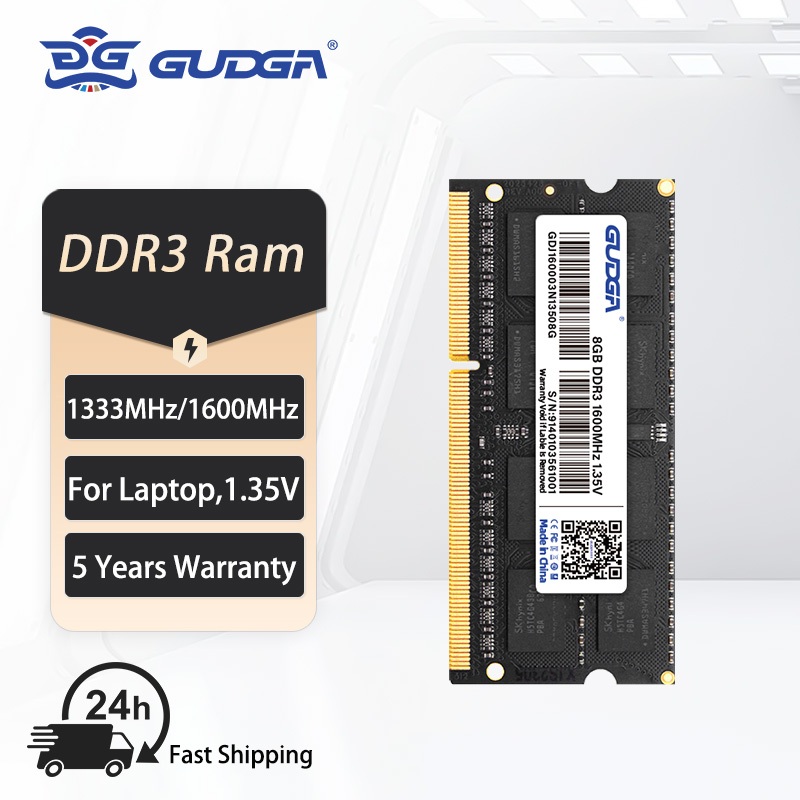 GUDGA DDR3/DDR3L 2GB 4GB 8GB RAM 1333mhz 1600mhz SODIMM Notebook Memory ...