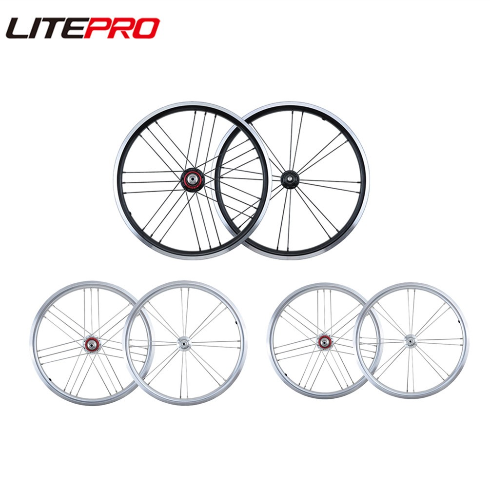 Litepro JKLapin 6Pawls G3 Wheelset For Brompton Bicycle 16Inch 349 ...