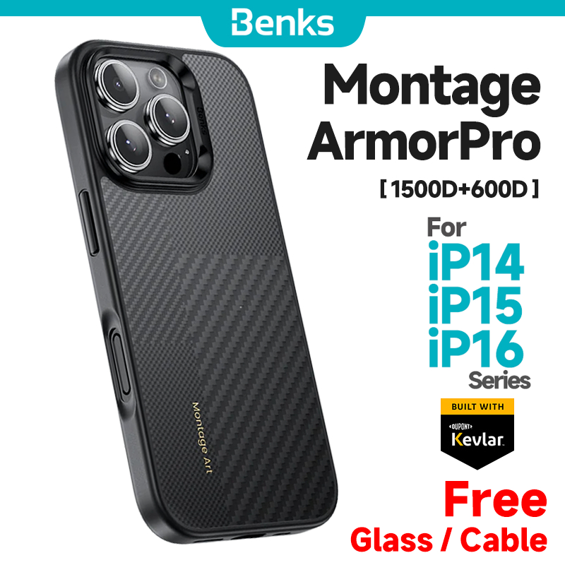 [Benks Official] Benks Magnetic Montage ArmorPro Case Built with Kevlar ...