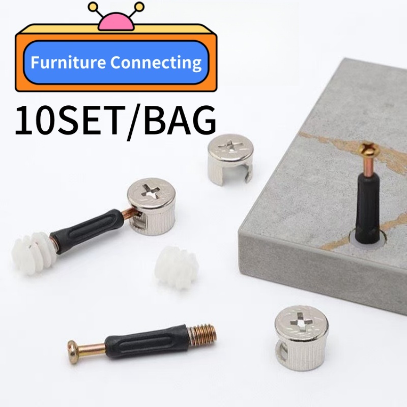 30set Cam Lock Nuts And Cam Screws Eccentric Screw Cabinet Screw bolts ...