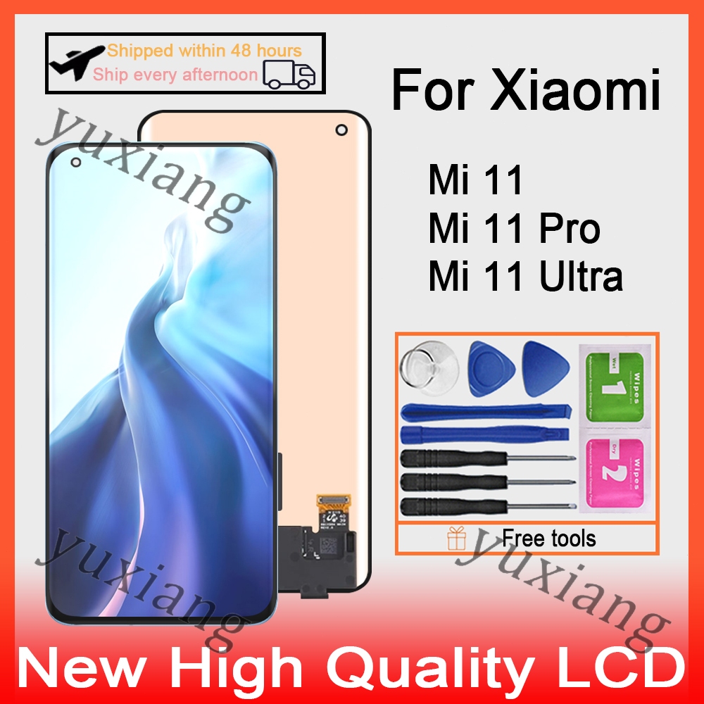 AMOLED TFT For Xiaomi Mi 11 Mi 11 Pro Mi 11 Ultra LCD Display Touch ...
