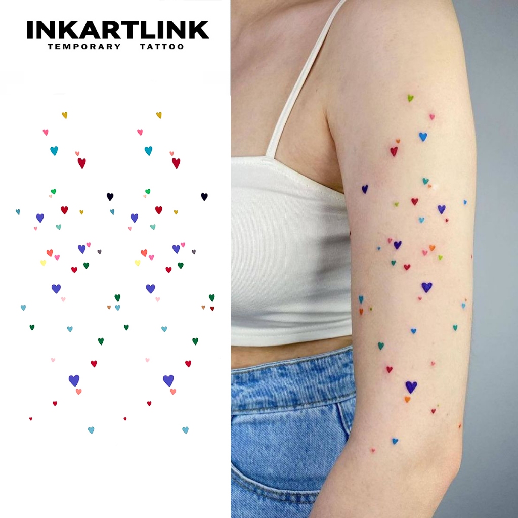 INKARTLINK Magic Tattoo Sticker Waterproof Long Lasting Temporary Fake ...