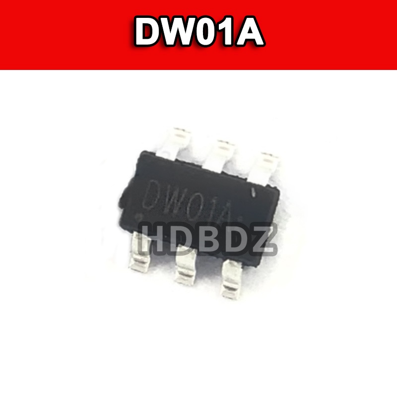 10~50pcs DW01A SOT23-6 DW01 Lithium Battery Management Chip IC SMD | Shopee Philippines