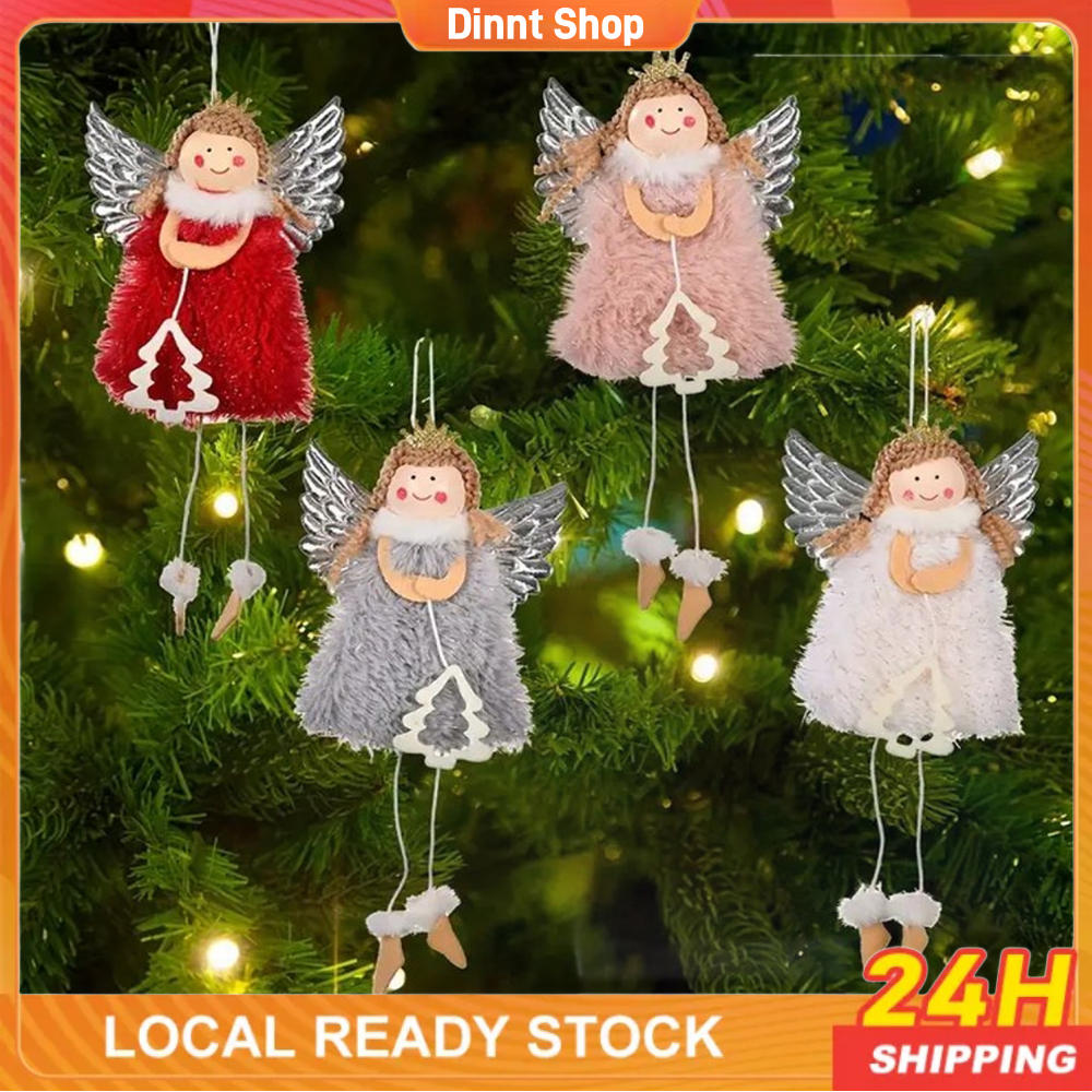 Vivid Antlers Angel Girl Pendant Doll Xmas Adorable Christmas Tree ...