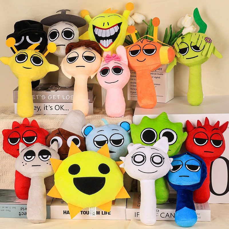 Sprunki Incredibox sprunki Wenda Gray Oren Raddy Stuffed Toys Christmas ...