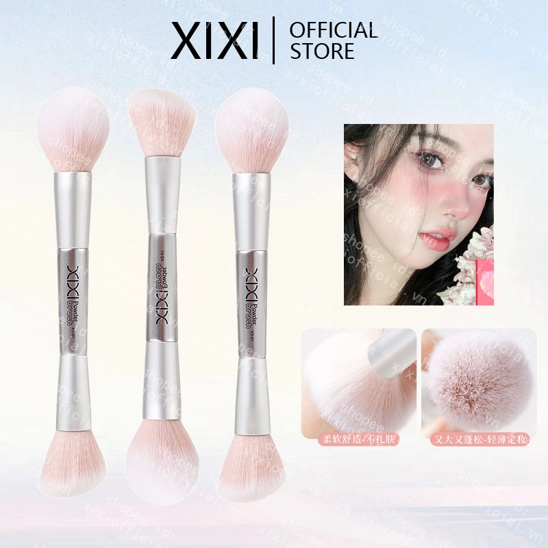 XIXI Makeup Brushes Double Head Foundation Powder Concealer Blusher ...