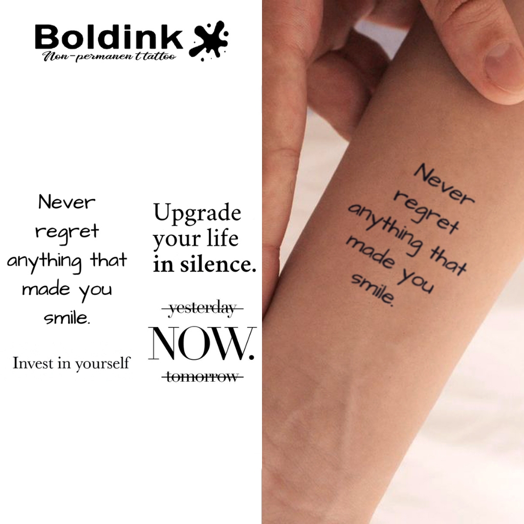 Invest In Your Own Temporary Tattoos, Waterproof, Realistic and Lasting ...