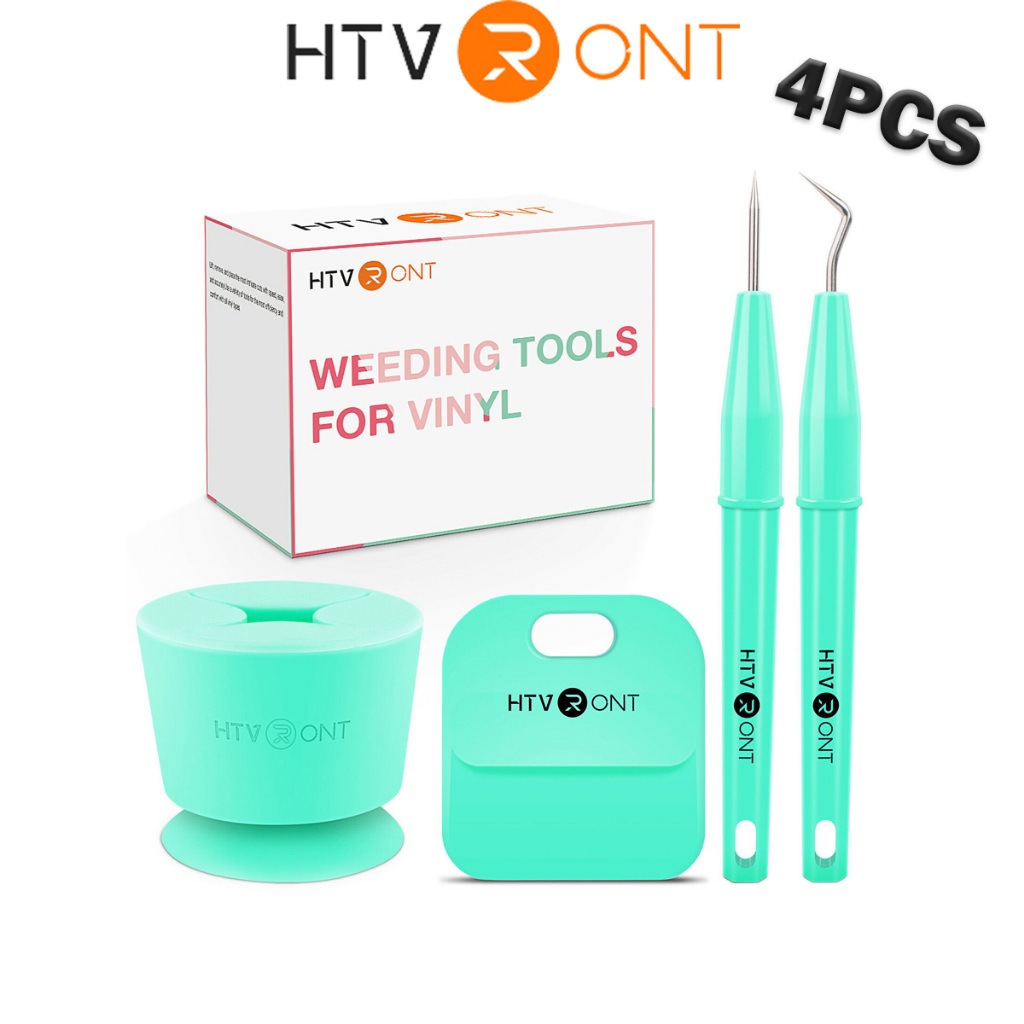 HTVRONT 4 Pack Green Scrap Collector Craft Weeding Tool Kits For Vinyl ...