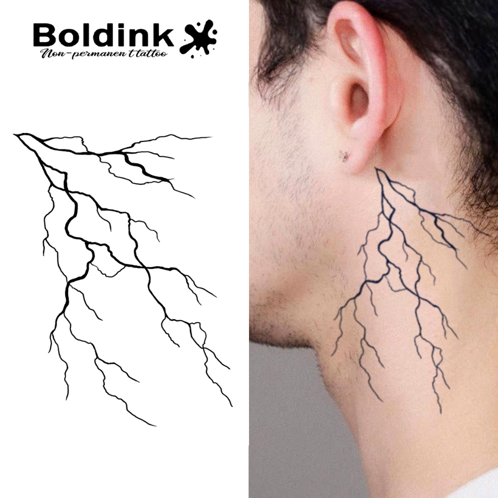 Line Temporary Tattoos, Waterproof, Realistic and Lasting 15 Days, New ...