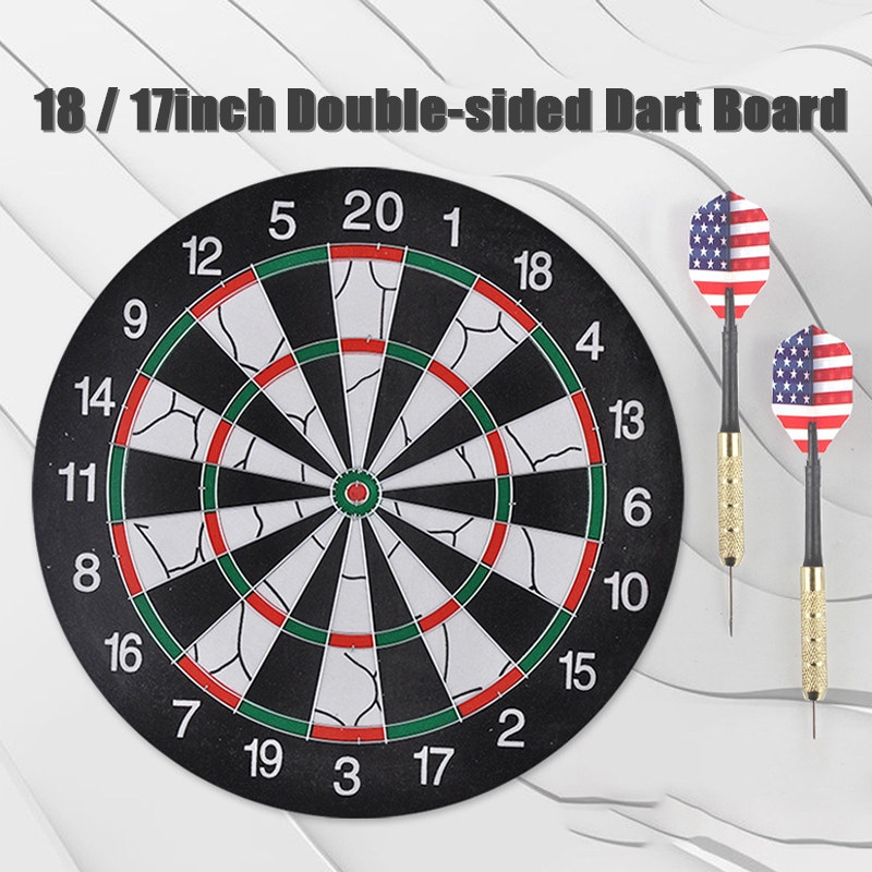 Double-sided Dart Board Original Thickening Dart Board Set With 6 Dart ...