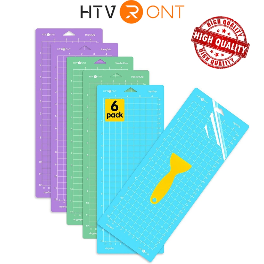 HTVRONT 6 Pcs 4.5"X12" Standard Grip Cutting Mat Quilting Mats For ...