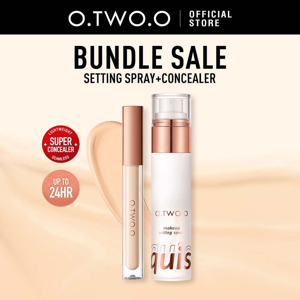 O.TWO.O 2pcs Concealer+ Setting Spray Face Makeup Set Long Lasting ...