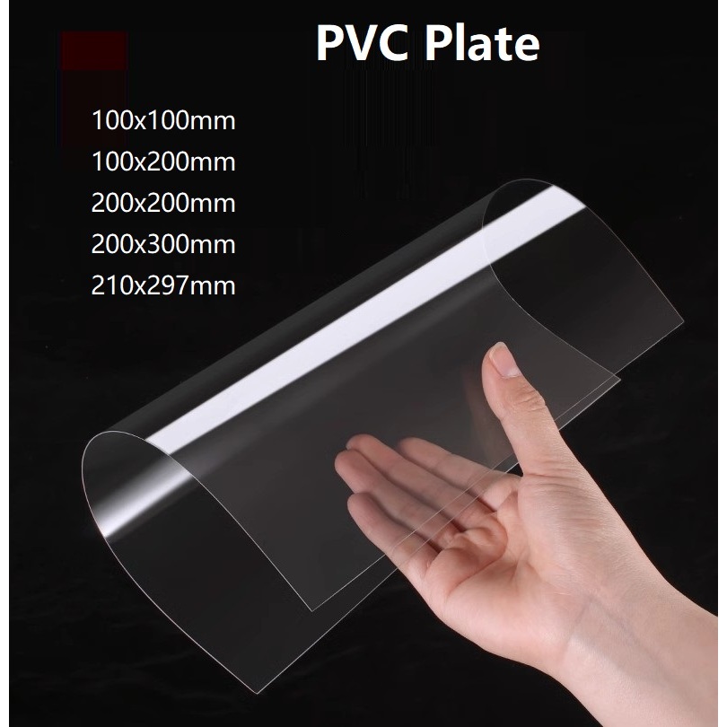 Thickness 0.3~2mm PVC Plate High Transparent Plastic Sheet Hard Board ...