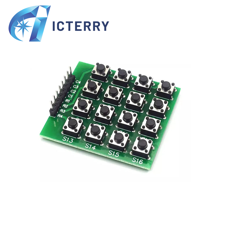 4x4 Matrix 16 Keypad Keyboard Module 16 Button Mcu For Arduino Shopee 6743