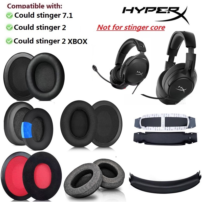 Ear Pads for HyperX Cloud Stinger 7.1 / stinger 2 /stinger 2 xbox ...