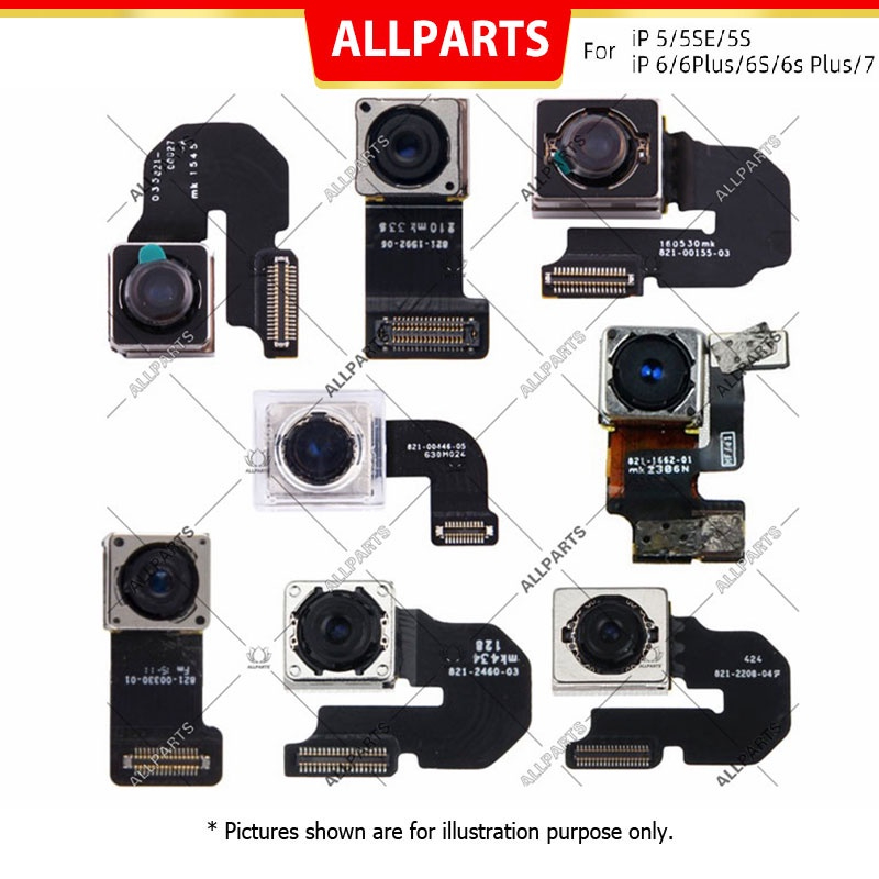 100% Test Rear Camera for 5/5s/Se/6 Plus/6s/7 Back Camera Replacement ...