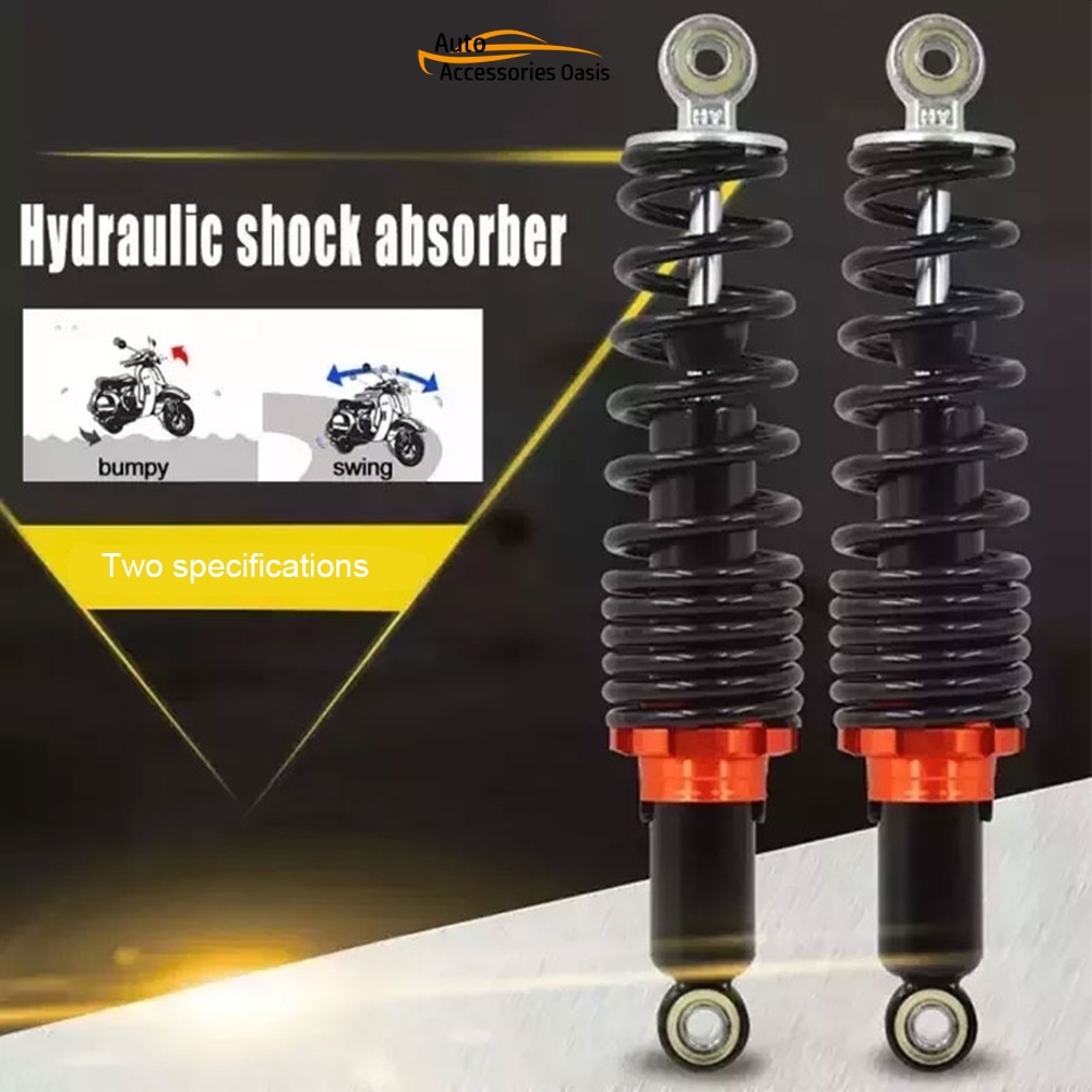 2Pcs Motorcycle Rear Shock Universal Hydraulic Shock Absorbe 250mm ...