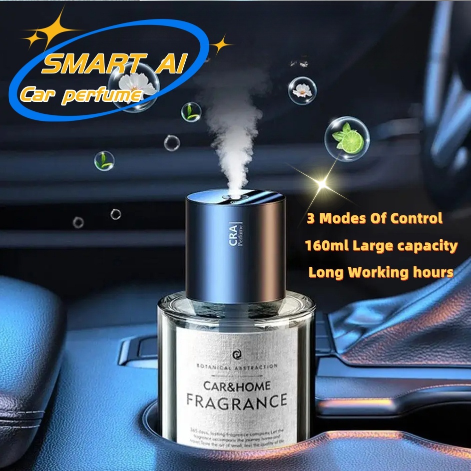 160ml Rechargeable Smart AI Nano Mist Diffuser Car Air Freshener ...