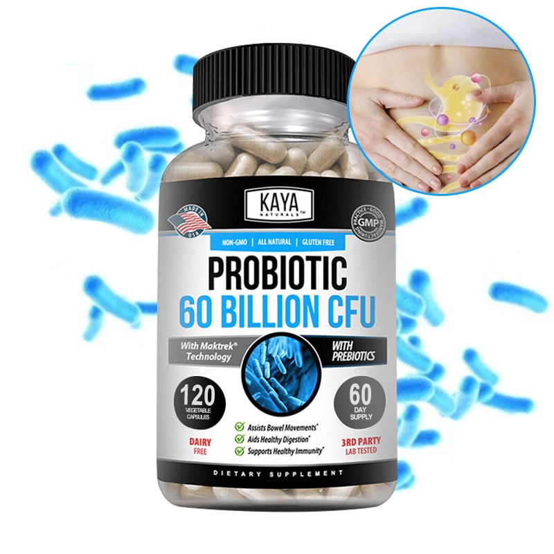Probiotics 60 Billion CFU - Supports digestive health, gut health ...