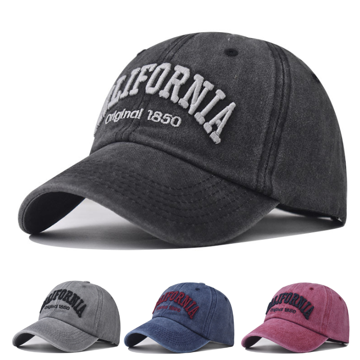 Original California 1850 Baseball Cap Vintage Men Women Sports Outdoor ...