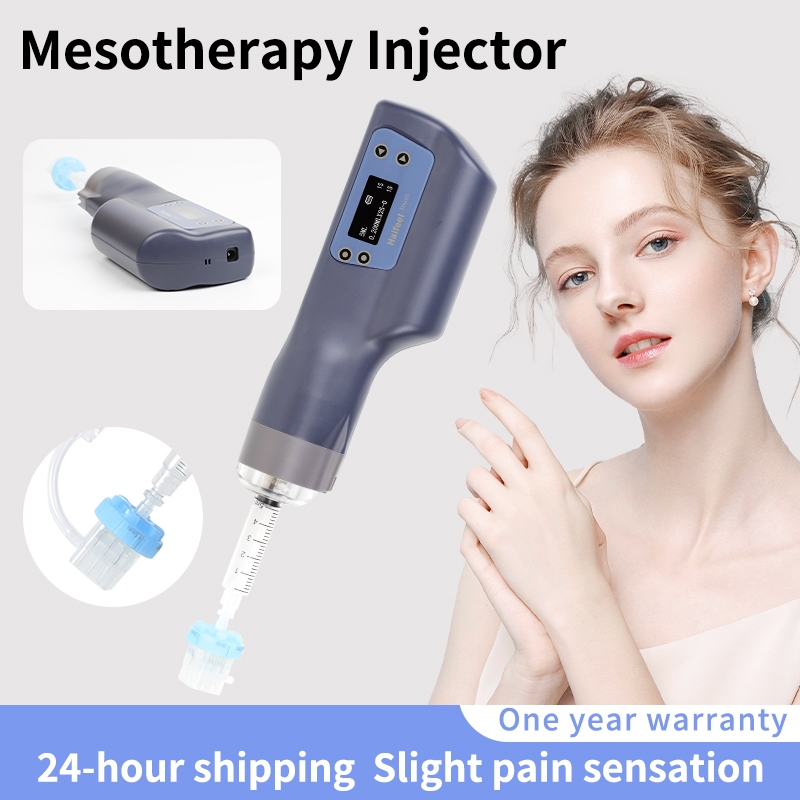 Mesotherapy Injector Handheld Mesotherapy Device Whitening Skin Serum Injector Negative Pressure ...