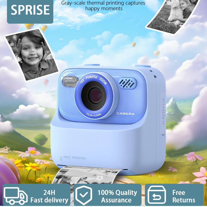 SPRISE P79 Kids Camera Instant Print Children Digital Printing Camera ...
