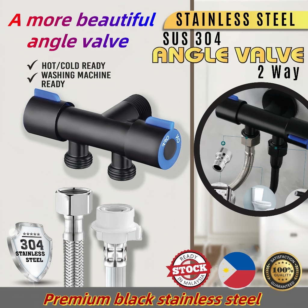 advanced 304 stainless steel two way angle valve 1/2 "angle valve with ...