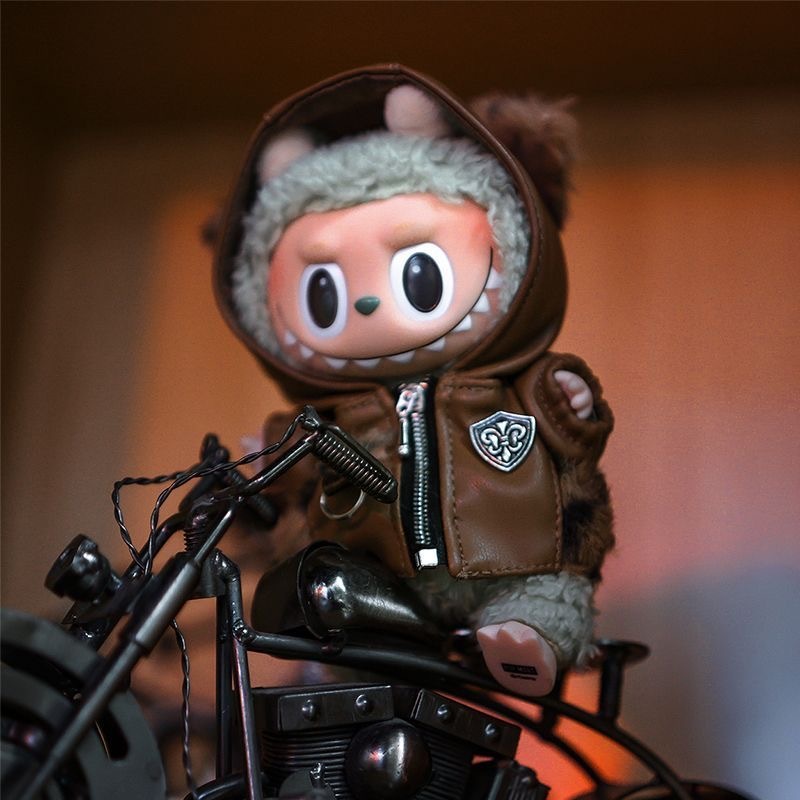 Punk Style Labubu Clothes (V1 V2 V3) - Leather Jacket | Official 15 ...