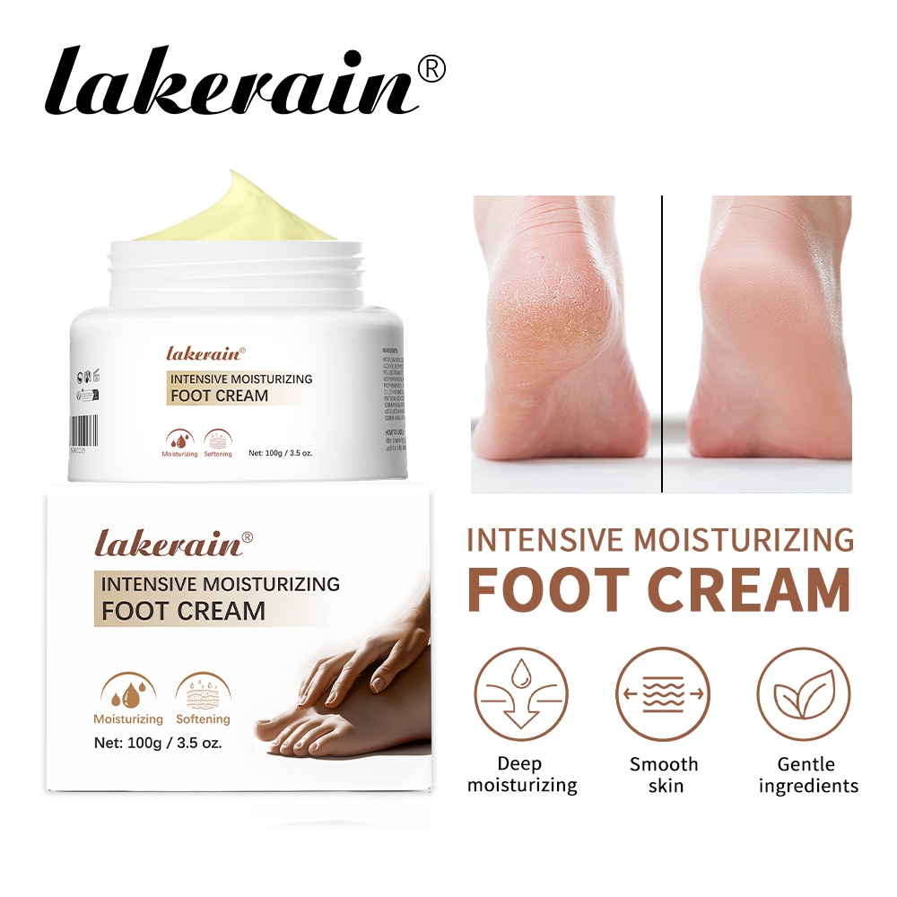 Lakerain Intensive Moisturizing Foot Cream Anti Cracked Dry Rough Hand ...