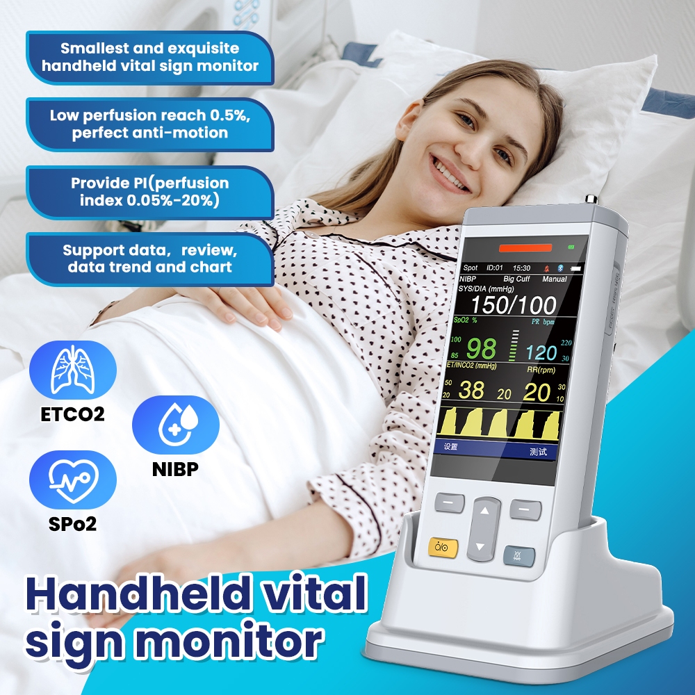 Handheld Vital Signs Monitor Hospital Clinical Portable Rate Patient ...