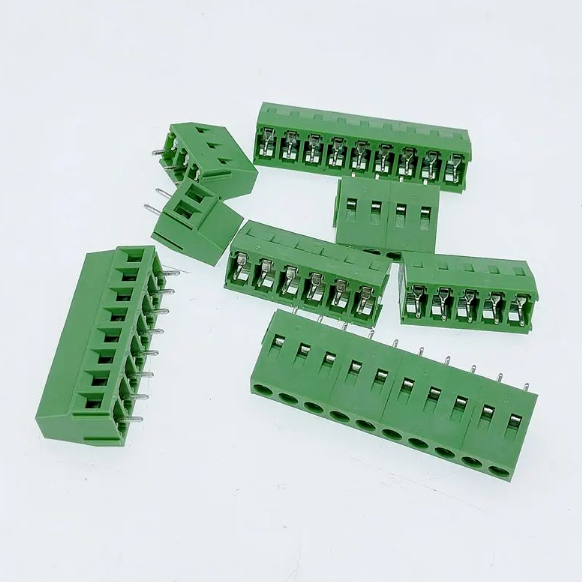 10PCS DG/KF128 5.0mm/5.08mm PCB Screw Terminal Block Connector 2P 3P 4P 5P 6P Terminals 5.08MM ...