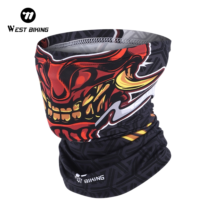 WEST BIKING Sun Protection Ice Silk Mask Full Face Mask Motorcycle Hood ...