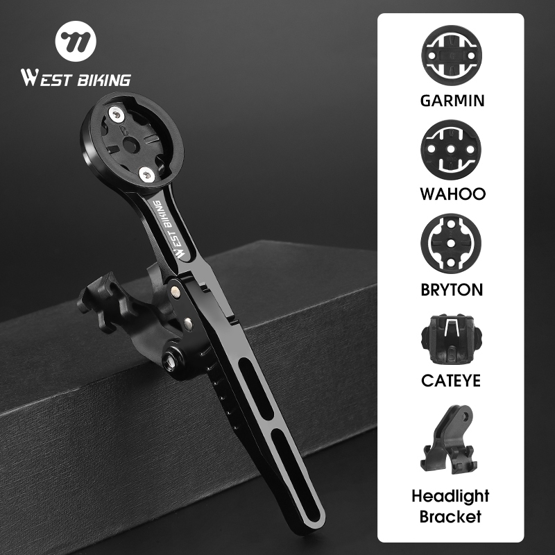 WEST BIKING Integrated Handlebar Garmin Support Speedometer Bike ...