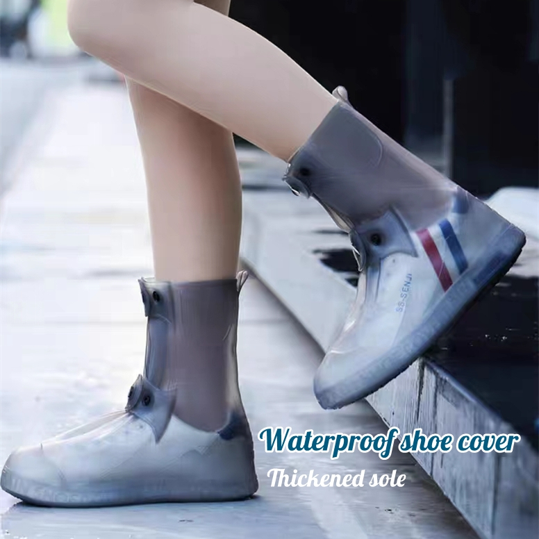 Rainproof Waterproof Shoes Covers Rain Boots Cycling Shoe Cover Non ...