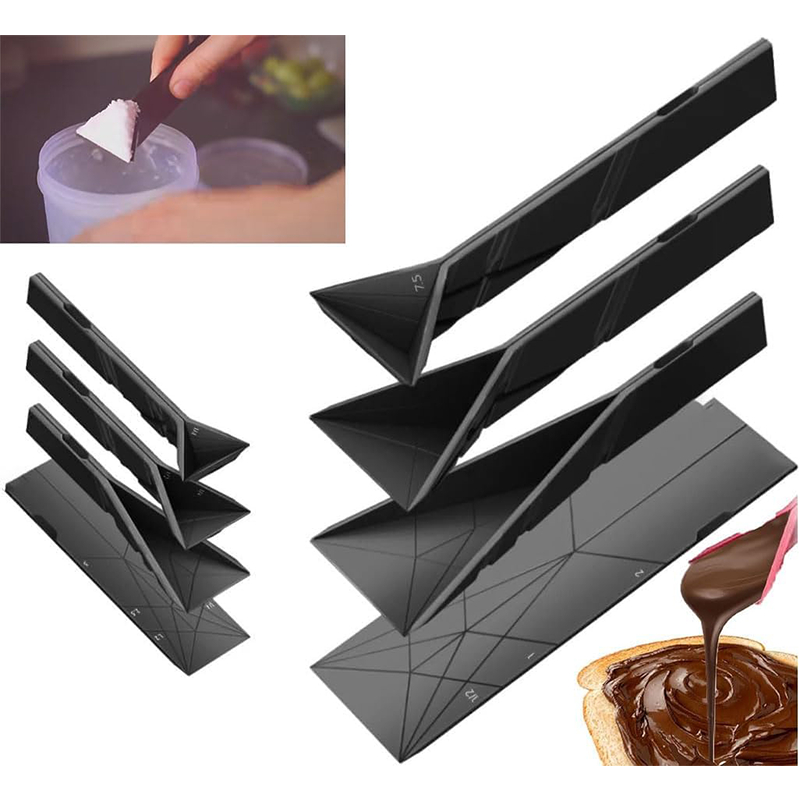 3-in-1 Flat Measuring Spoon Polygons Measuring Spoon Flat Polygon Flat ...