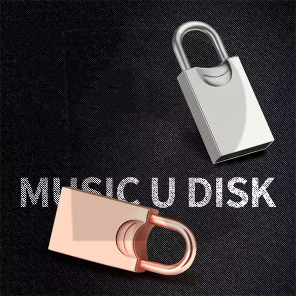 Lock Shaped Custom Printable Logo Metal USB 2.0 1GB 2GB 4GB 8GB 16GB ...