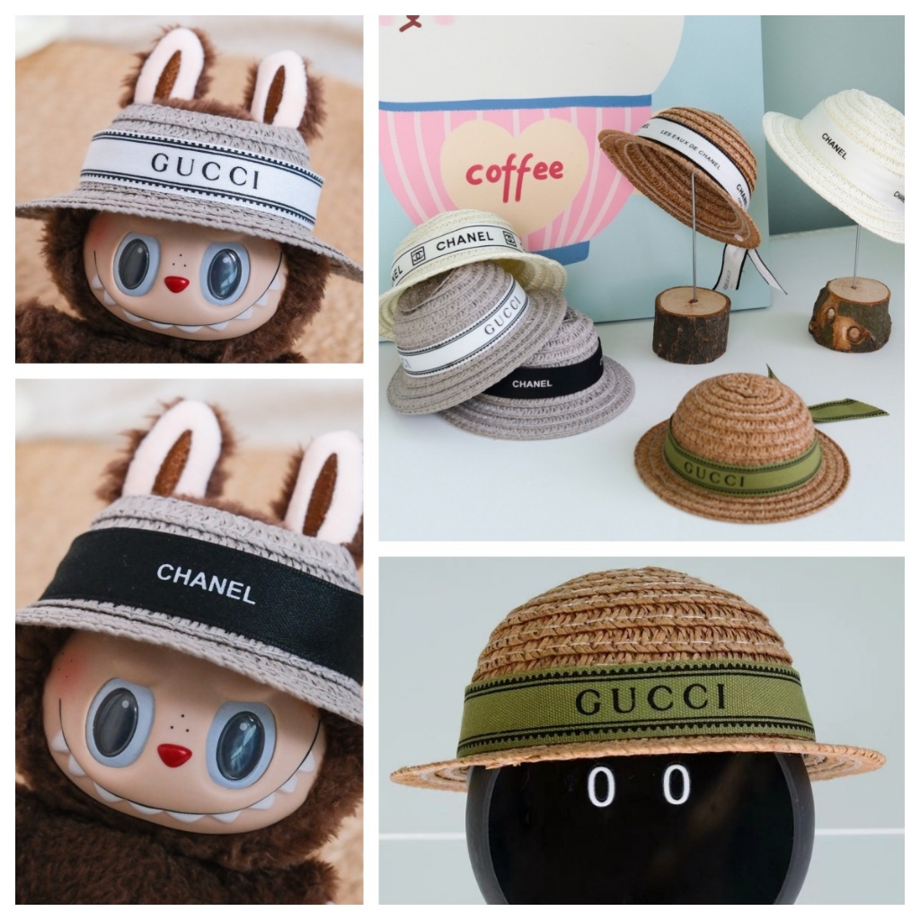 17cm Labubu Macarons V1&V2 Dress Set Hat Doll Hat for liila Nommi Baby ...