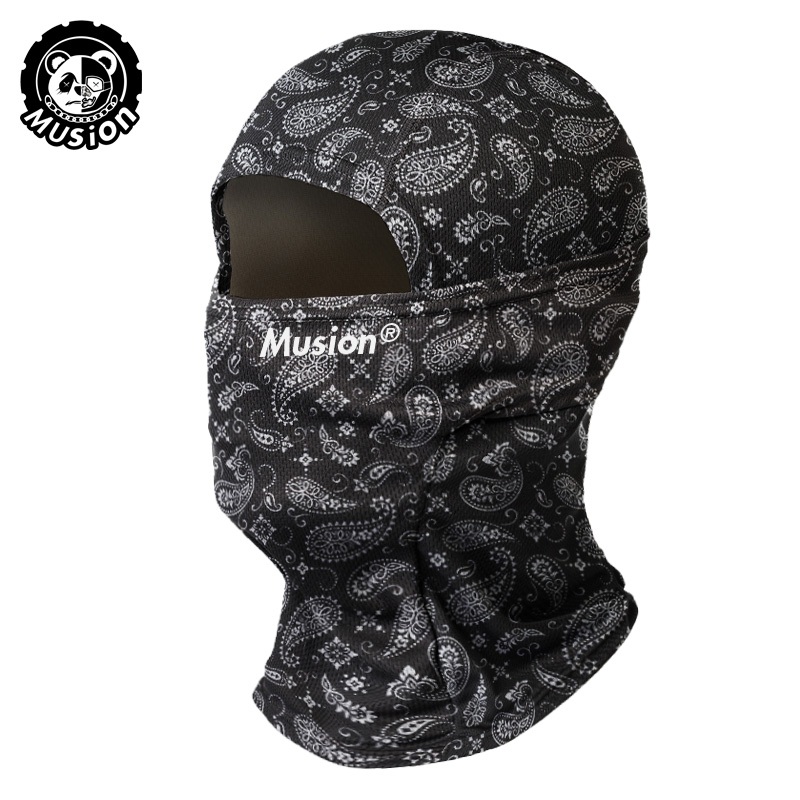 Musion Original Balaclava Motorcycle Full Face Mask Fashion Paisley ...