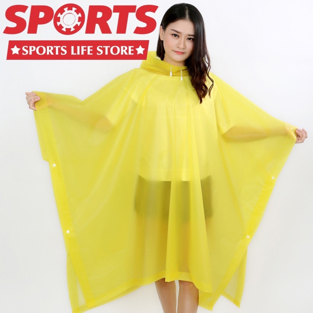 SL Raincoat Cape Raincoat Adult Hooded Raincoat Bicycle Poncho Unisex ...