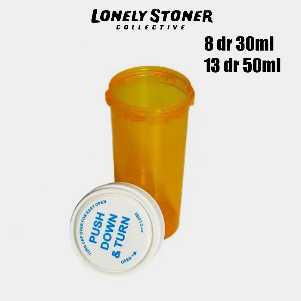 30ml/50ml Container Pocket Size Airtight Plastic Stash Jar With Safety ...