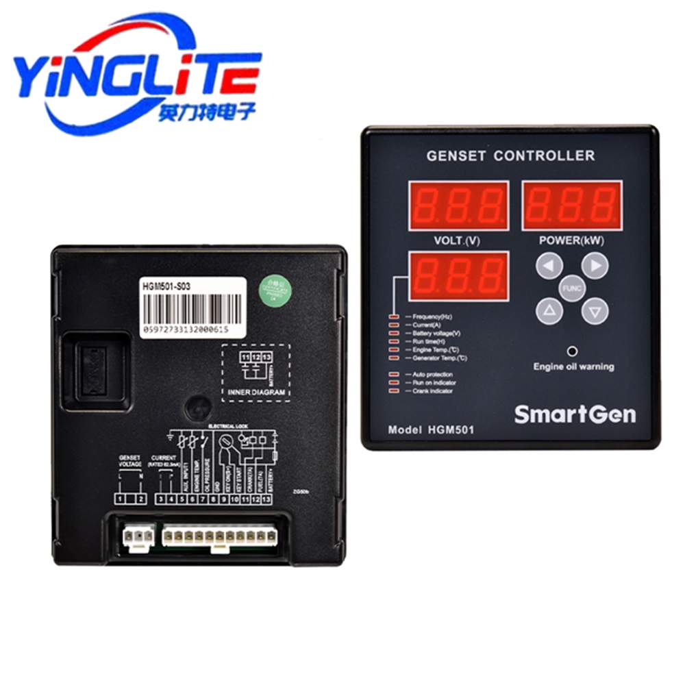 HGM501 Gasoline Genset Single Phase Three Phase Engine Auto Start Control Switch Small Digital ...