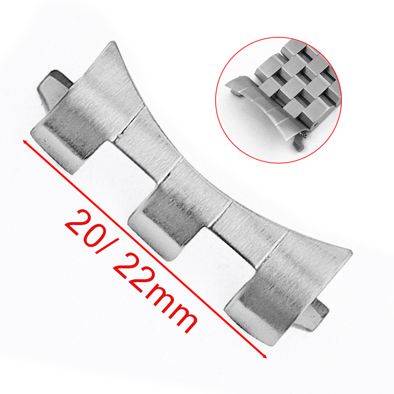 20mm 22mm Watch Strap Curved End Link Connector Adapter for Seiko ...