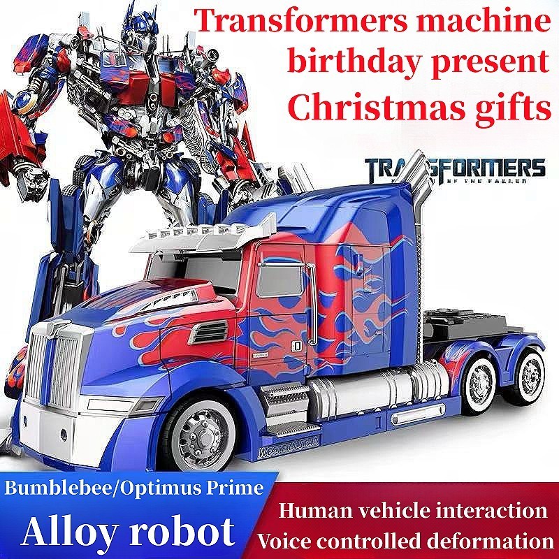 [Transformers toys] Optimus Prime Bumblebee Transformers Robot Model Toy Gift Kids Toy for Boy ...