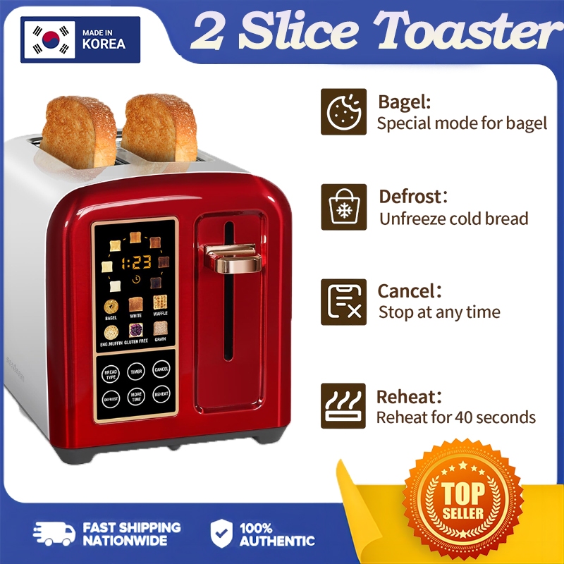 Toaster Two Large Variable Slot With 8 Settings and Integrated Bun ...
