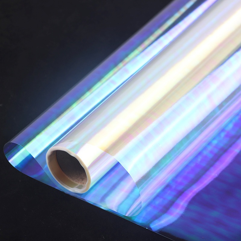 58cm*914cm Rainbow Cellophane Wrap Colored Gift Wrapping for Baskets ...